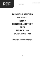 Business Studies Grade 11 TERM 2 Notes 2023 | PDF | Marketing | Goods