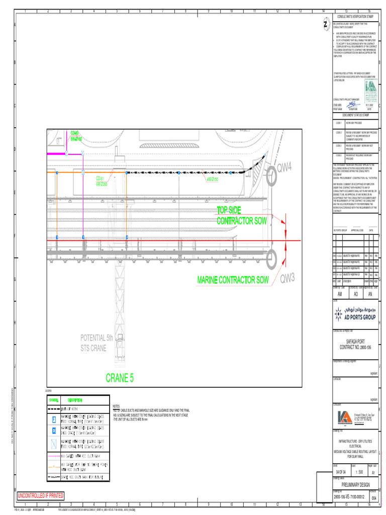 Crane Infrastructure Layout | PDF
