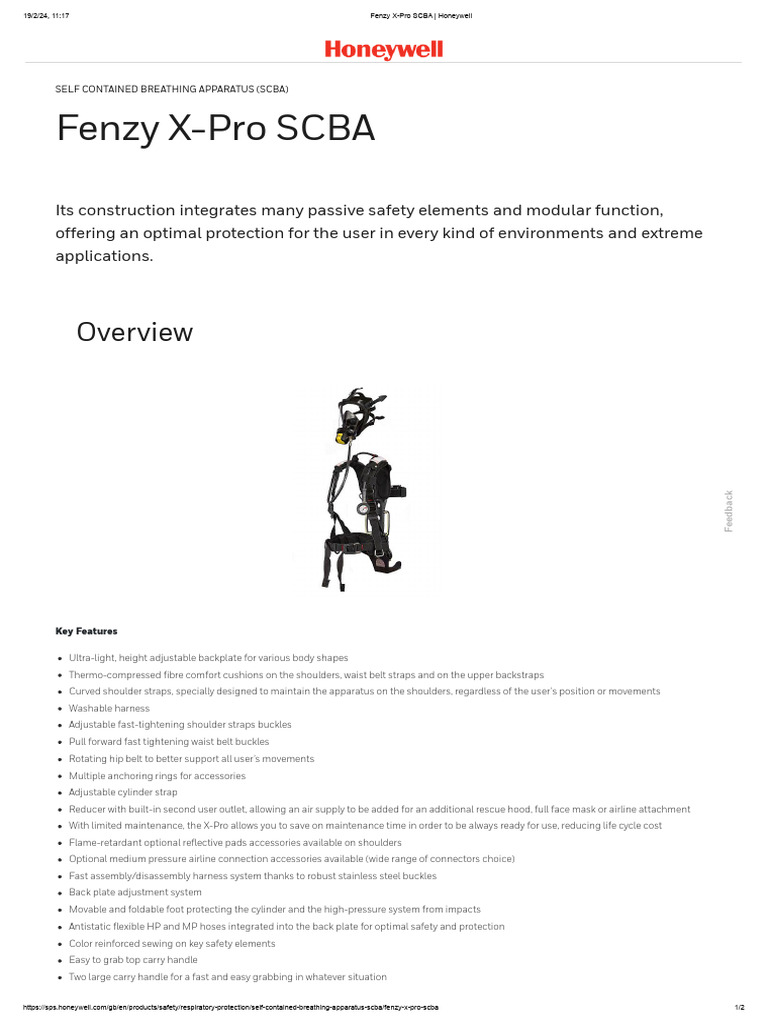 SCBA for Fire & Safety Professionals | PDF | Equipment