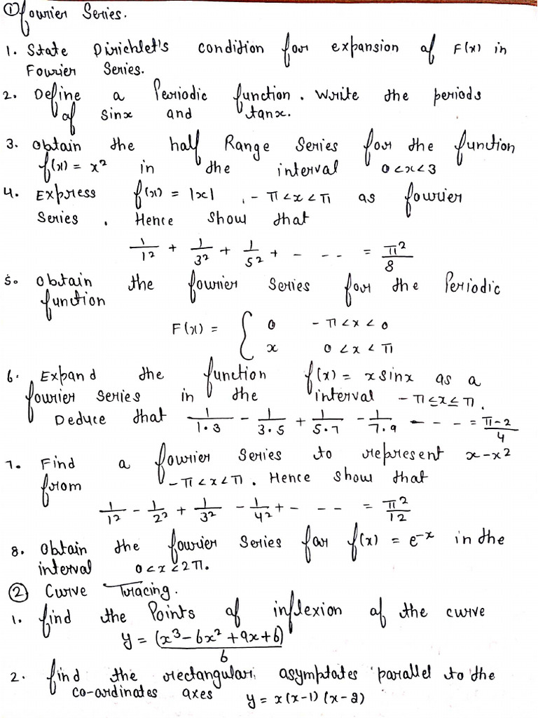 Important Questions M2 | PDF