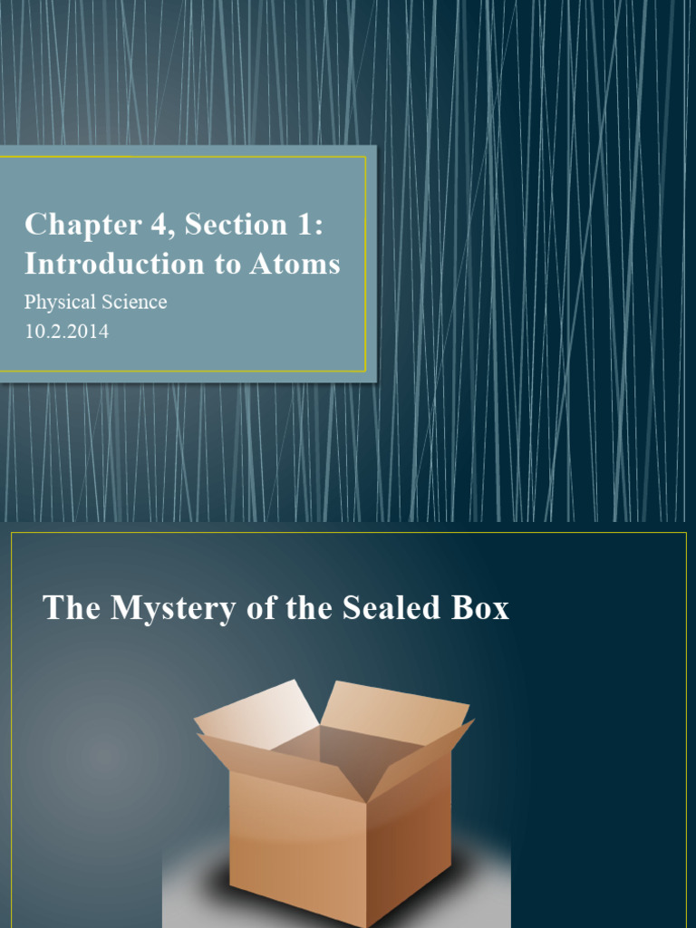 Introduction To Atoms | PDF | Atomic Nucleus | Atoms