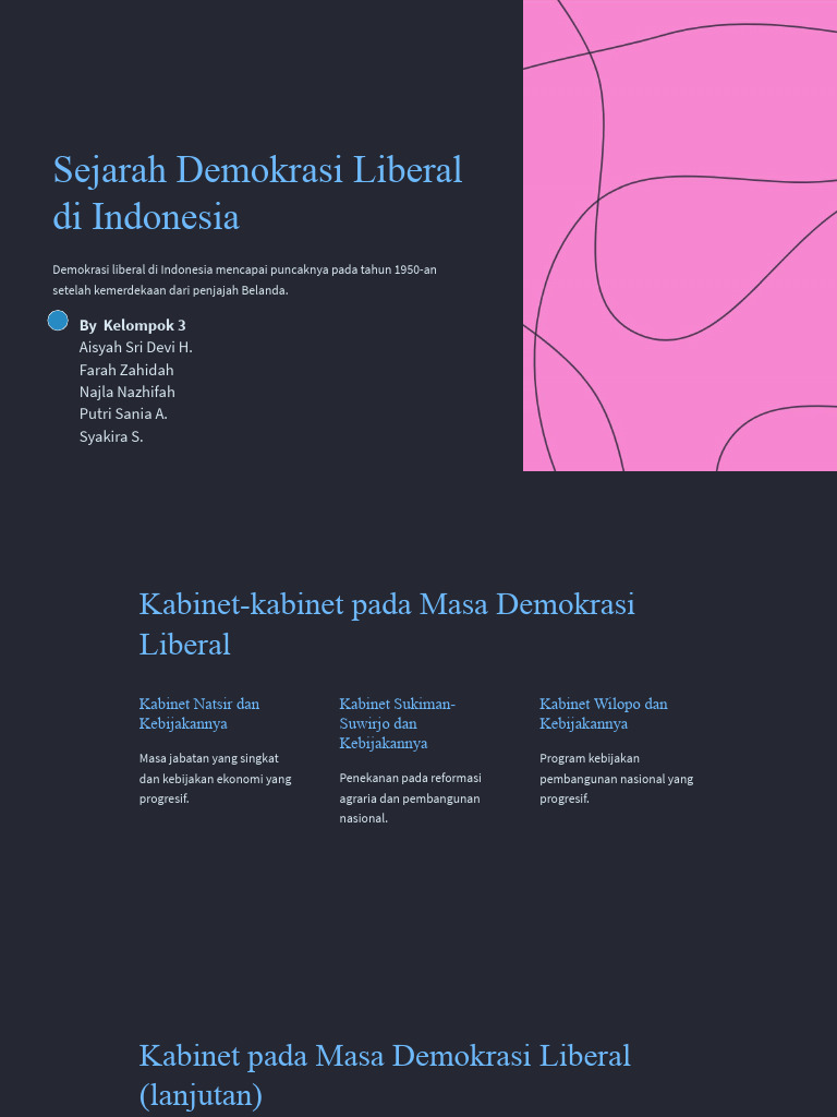Sejarah Demokrasi Liberal Di Indonesia | PDF