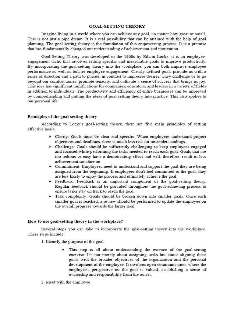 GSTTFAN | PDF | Goal Setting | Goal
