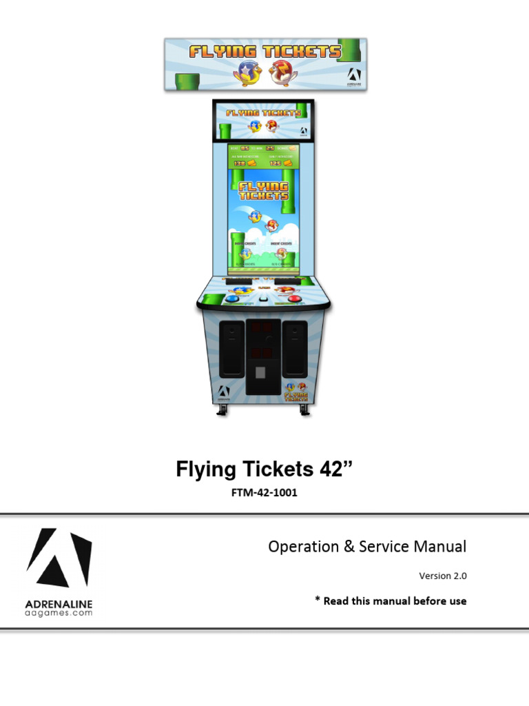 Flying Ticket 42" Operation Manual V2.0 | PDF | Usb | Bios