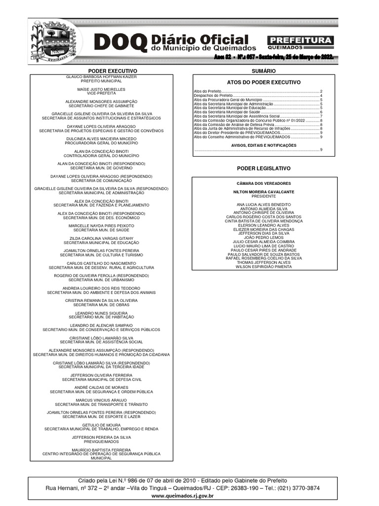 DiarioOficial 057 | PDF