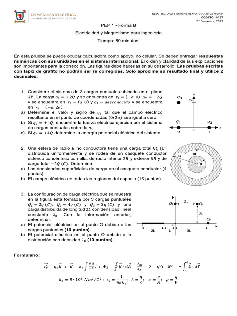 PEP 1 10127 Forma B 2S 2023 | PDF | Electricidad | Cantidad