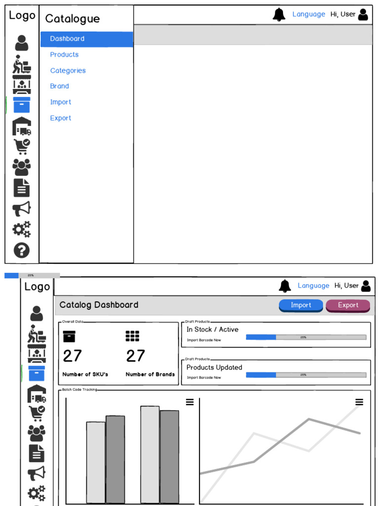 Catalogue Wireframe | PDF | Software | Computing