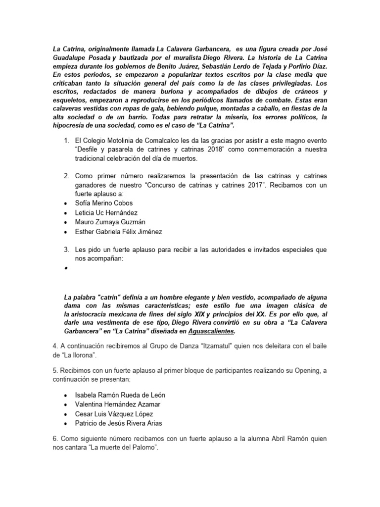 La Catrina | PDF | México