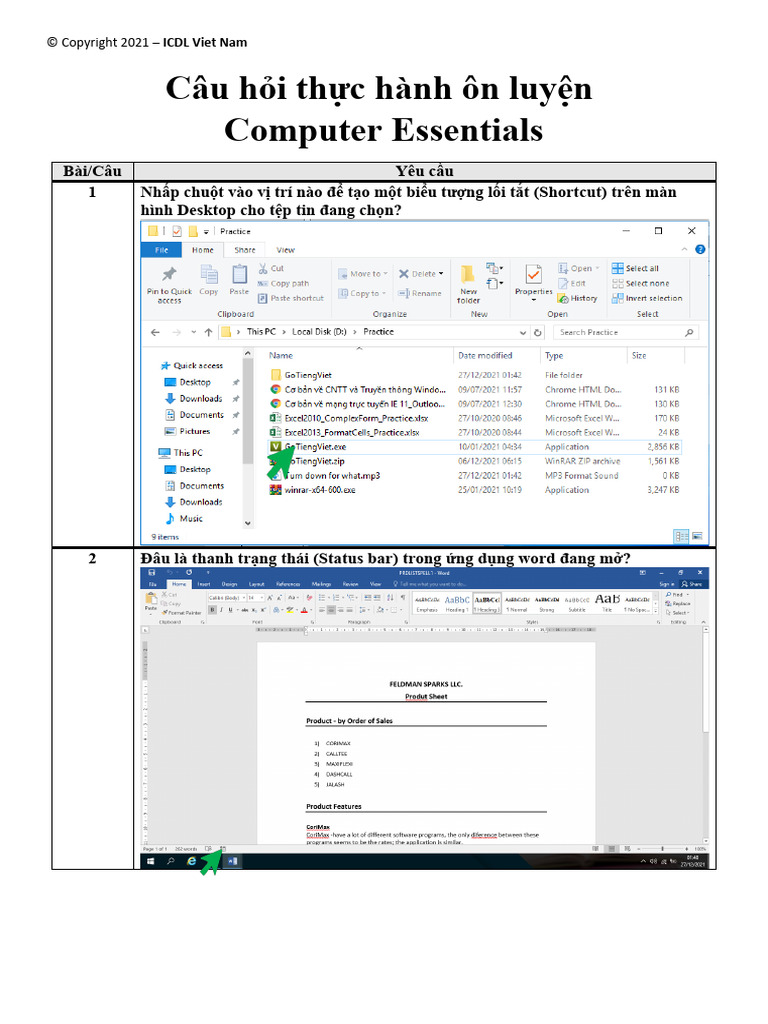 ICDL - Computer Essentials | PDF