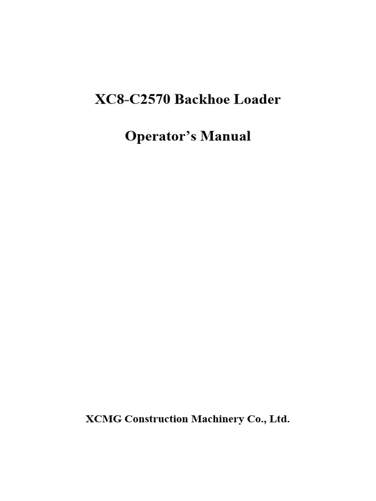 XC8-C2570 Operation Manual | PDF | Safety