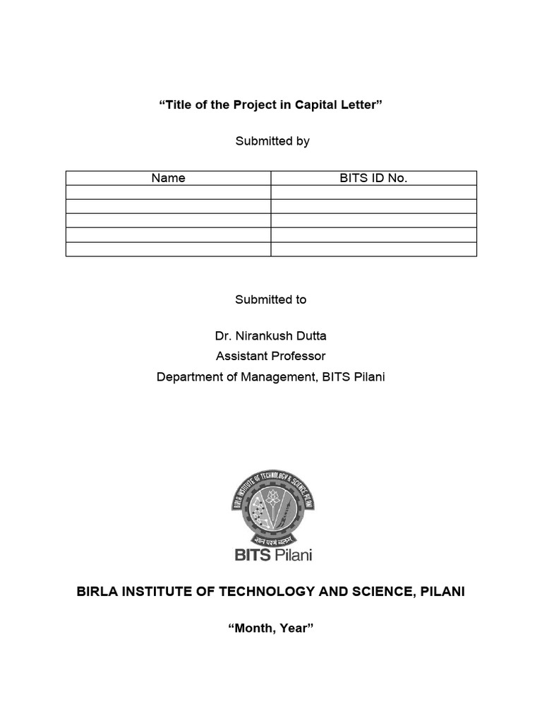 Experiential Learning Project Report Template | PDF | Cognition