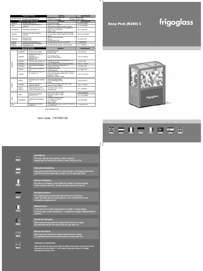 Coperta Manual EASYPICK-1157050126 | PDF