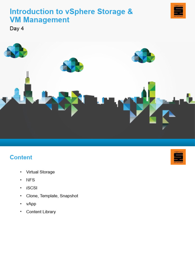Day4 VMware6 | PDF | Computer Data Storage | Operating System