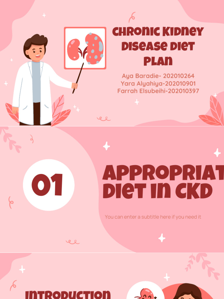 Diet of Chronic Kidney Disease | PDF | Foods | Vegetables