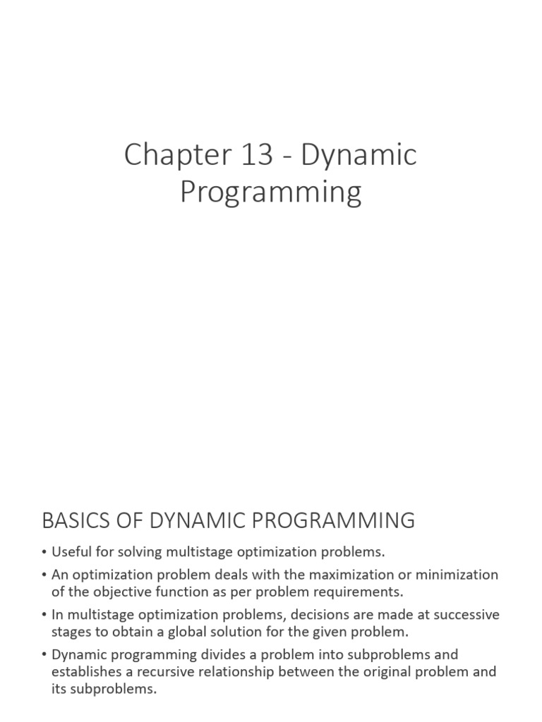 Modified Dynamic | PDF | Dynamic Programming | Computational Complexity ... Modified Dynamic | PDF | Dynamic Programming | Computational Complexity ...
