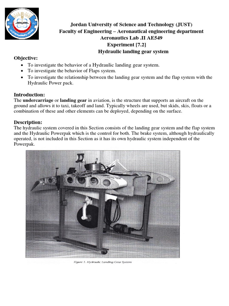 Landing gear system | PDF | Landing Gear | Aircraft