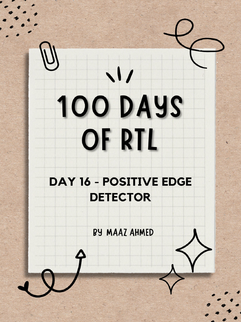 Positive Edge Detector | PDF