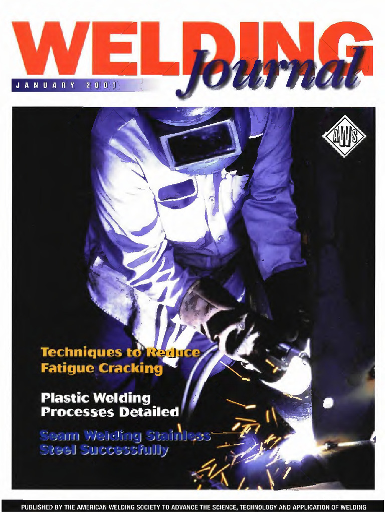 Weld Journal WJ 2001 01 | PDF | Welding | Construction