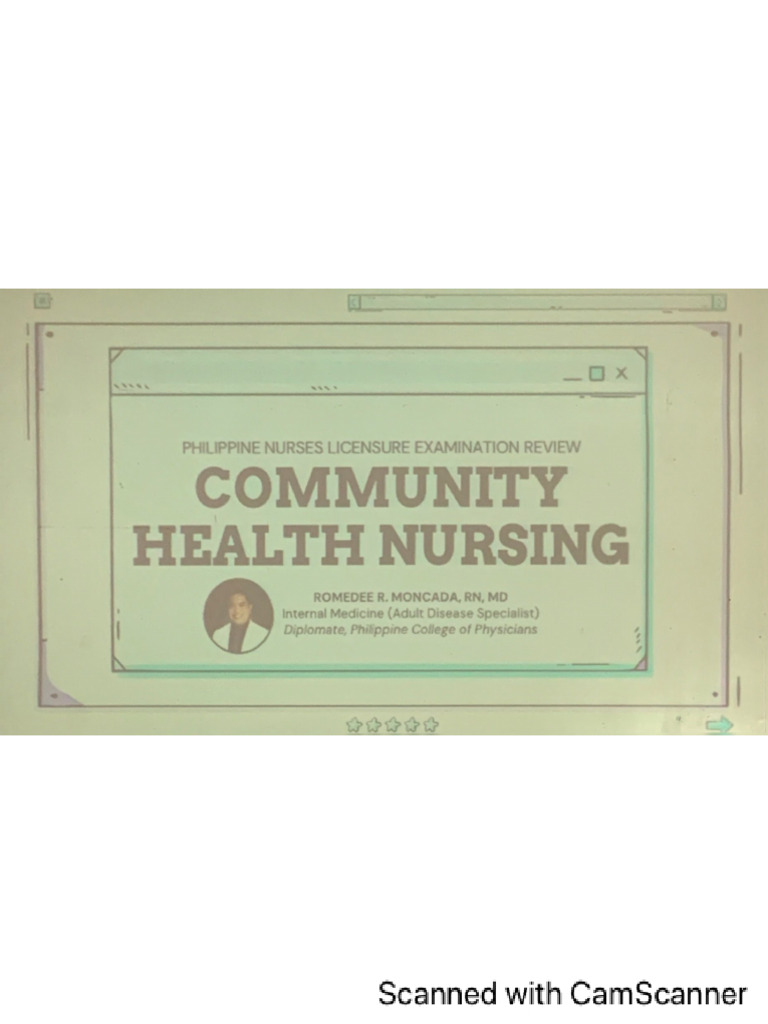 CHN (Intro Diagnosis) | PDF