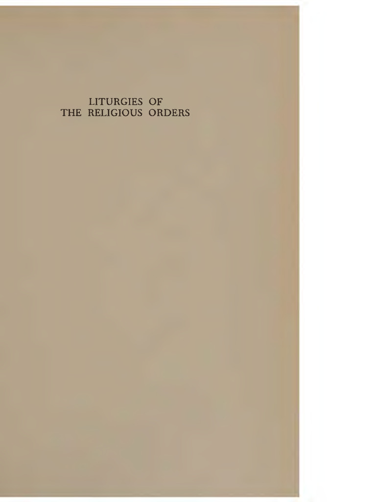 Carthusian Rite | PDF