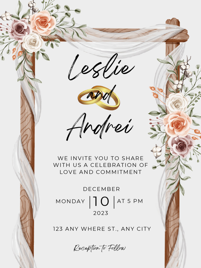 SAMPLE Wedding E-Invitation | PDF