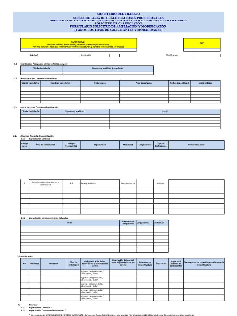 formulario-6-solicitud-de-ampliacion-y-o-modificacion | PDF | Agricultura
