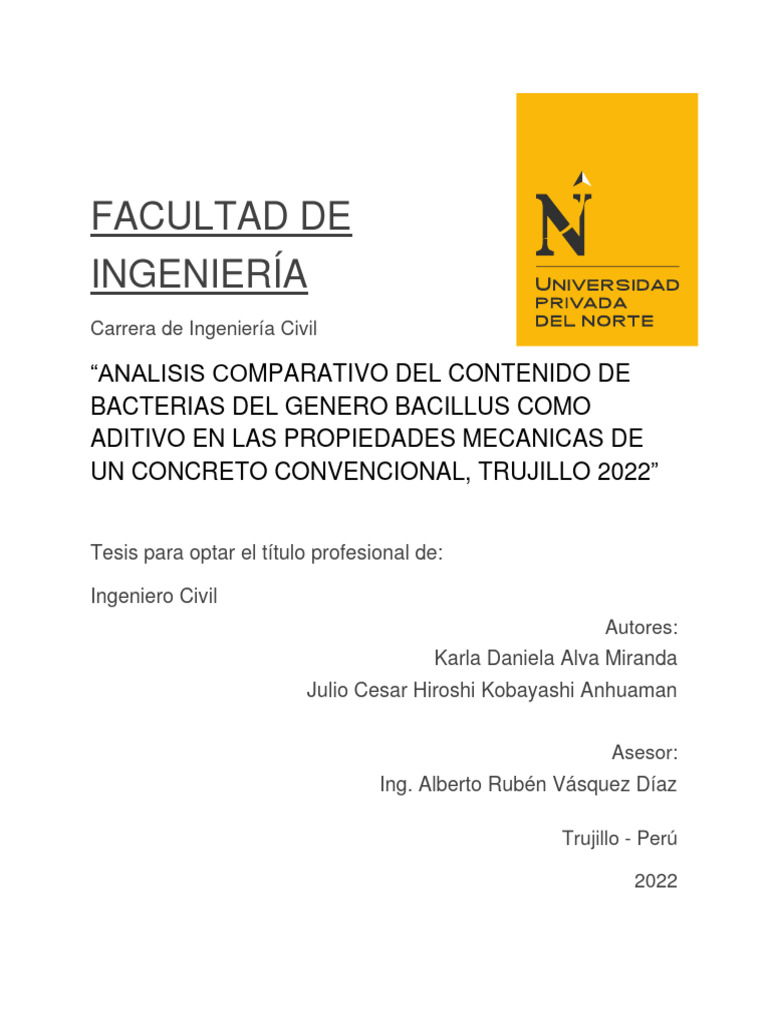 Concreto autorreparable con Bacillus | PDF | Hormigón | Cemento