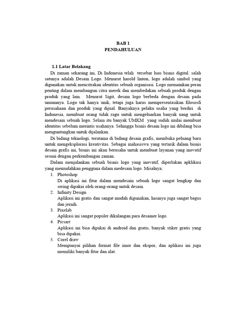 Jasa Desain Logo Bab | PDF | Bisnis