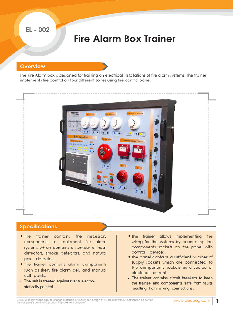 Fire-Alarm-Box-Trainer | PDF | Electrical Engineering | Equipment