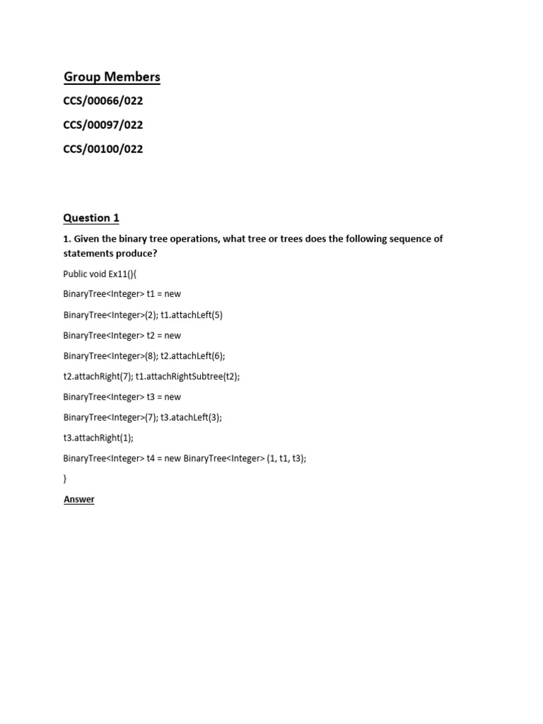 Data Structuresand Algorithms Assignment | PDF | Computer Programming Data Structuresand Algorithms Assignment | PDF | Computer Programming