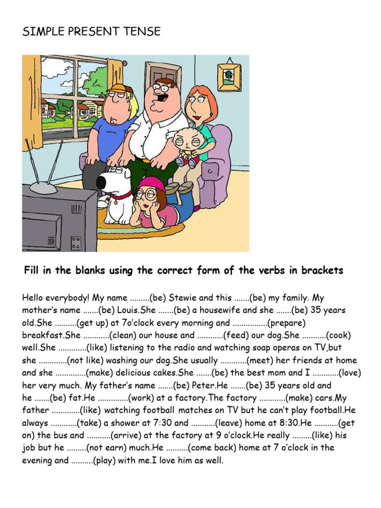 Simple Present Tense | PDF