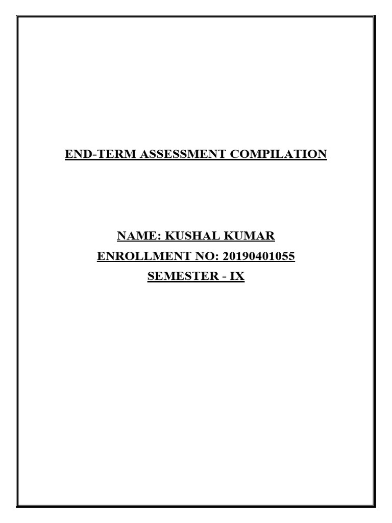 Kushal Yadav | PDF | Sustainability | International Law