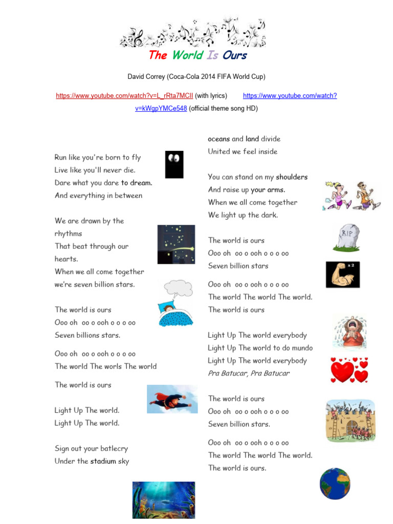 FIFA World Cup Anthem 2014 | PDF