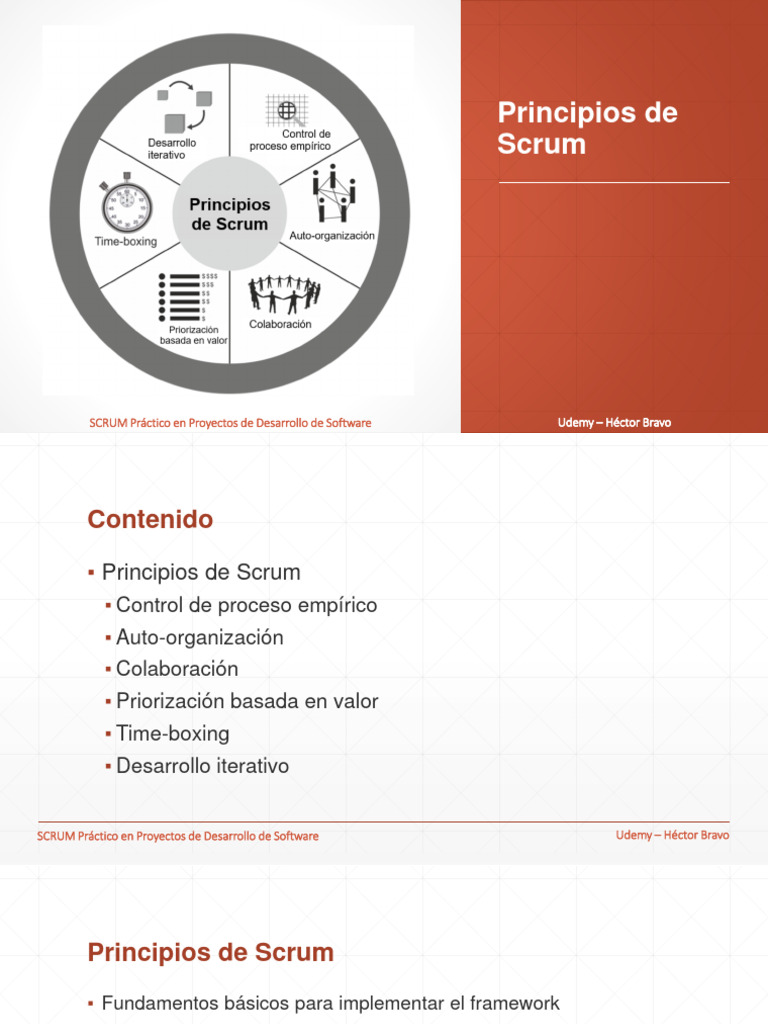 2.4 Principios de Scrum | PDF | Scrum (desarrollo de software) | Ingeniería de software