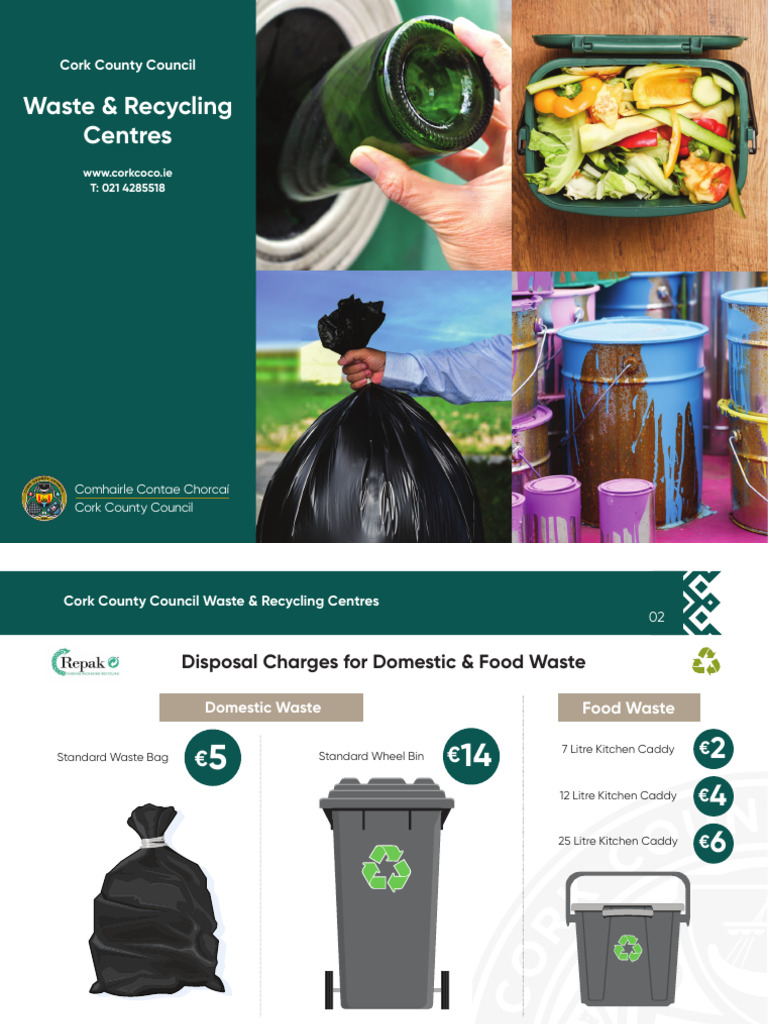 Cork County Council Civic Amenity Sites Waste and Recycling Brochure ...