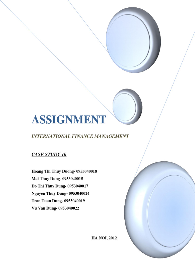 IFM Assignment | PDF | Exchange Rate | Balance Of Payments