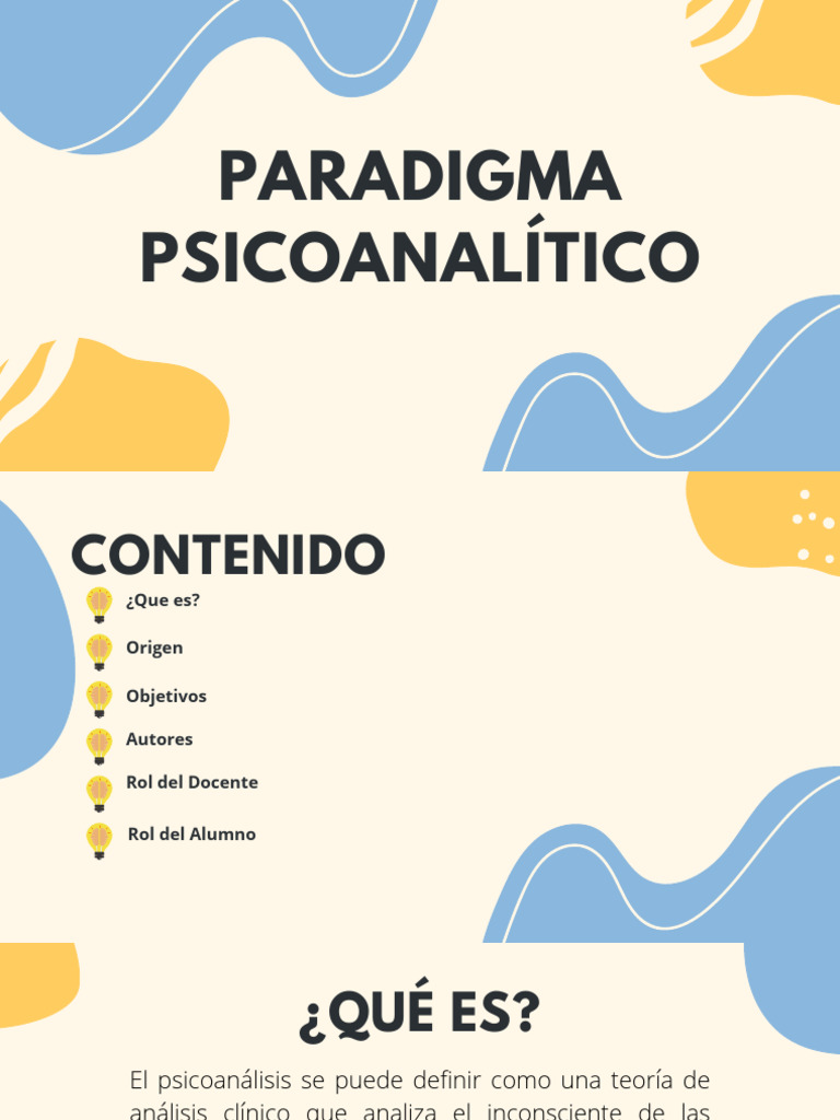 Paradigma del Psicoanálisis Freudiano | PDF | Crecimiento personal y profesional | Ciencia y ...
