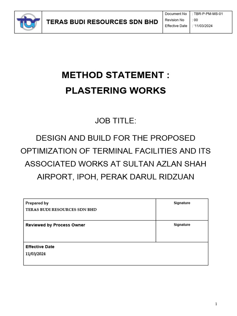 MOS Plastering | PDF | Building Materials | Building Engineering