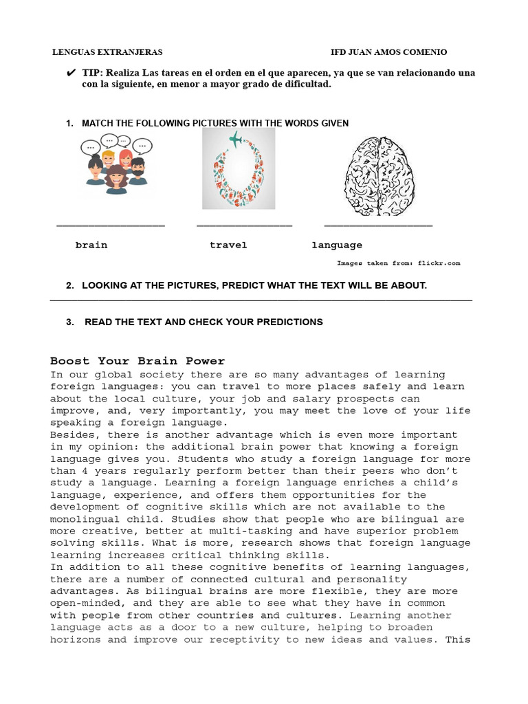 Task 1 Learning A Language | PDF | Foreign Language | Cognition