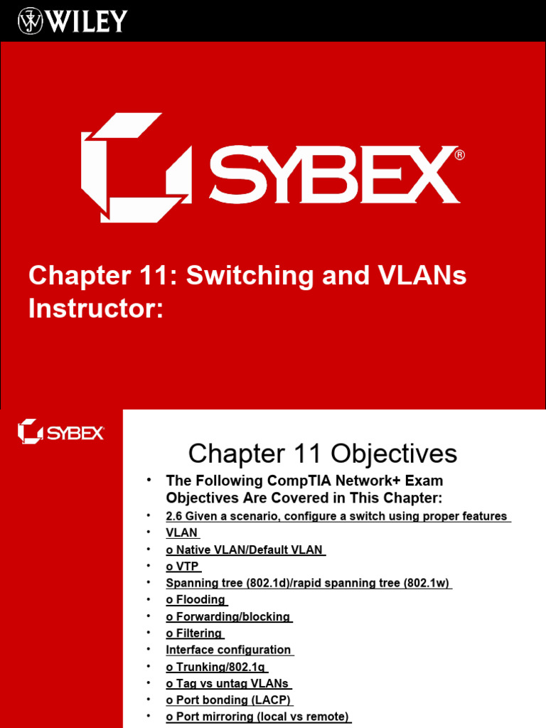 Ch.11 Switching and VLANs | PDF | Network Switch | Computer Network