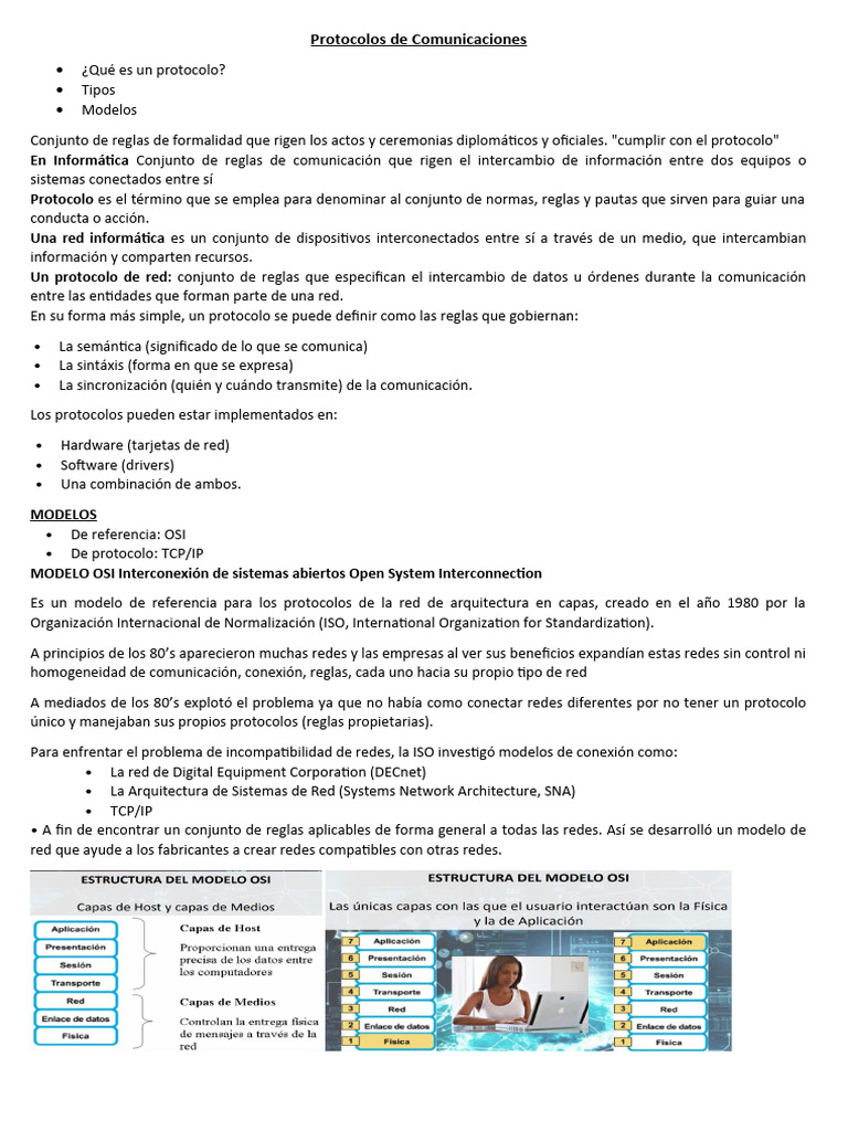 Protocolos de Comunicaciones | PDF | La seguridad informática | Seguridad