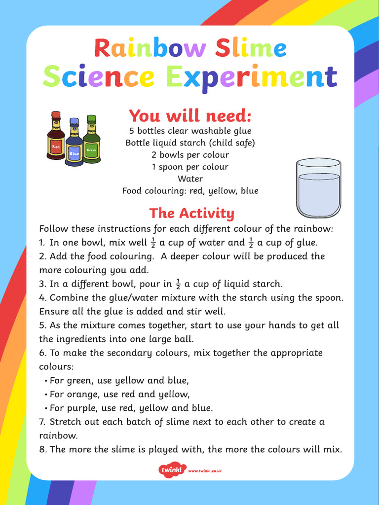 Rainbow Slime | PDF