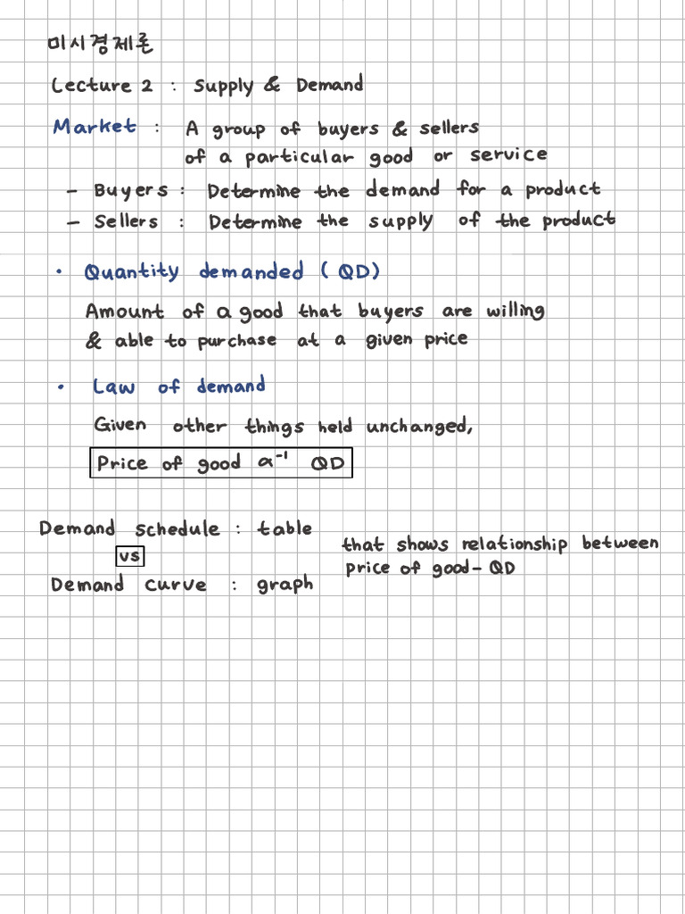 microeconomics note | PDF