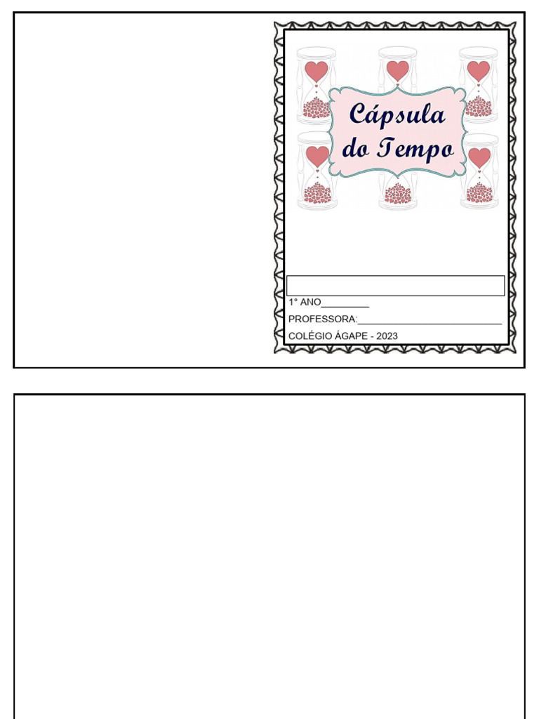 Capsula Do Tempo 1° Ano 2023 | PDF