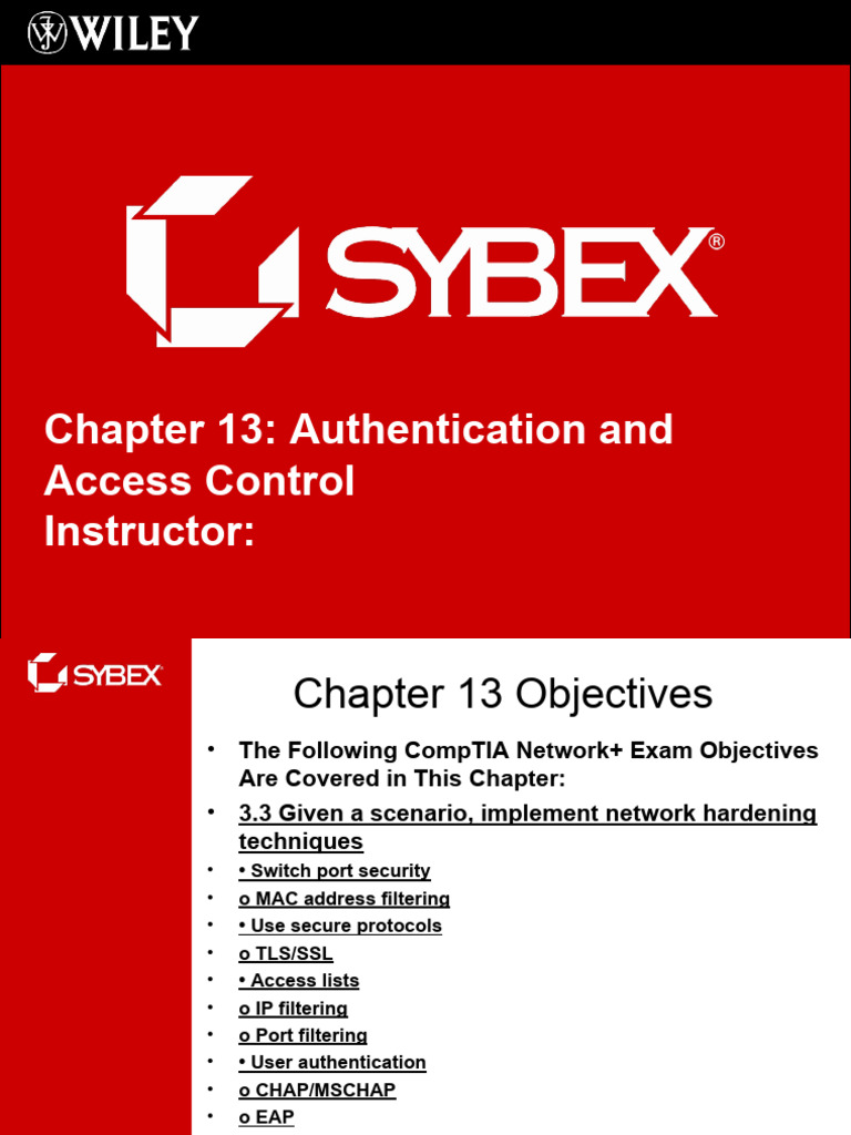 Ch.13 Authentication and Access Control | PDF | Virtual Private Network ...