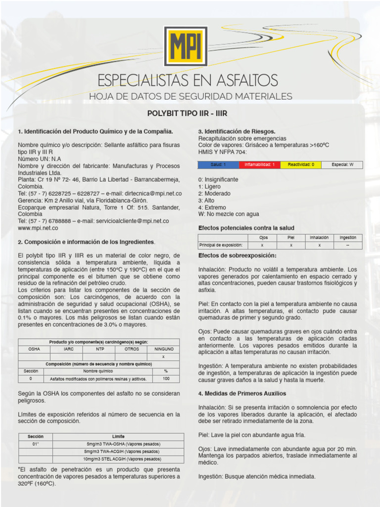 Polybit | Descargar gratis PDF | Agua | Administración de Seguridad y ...