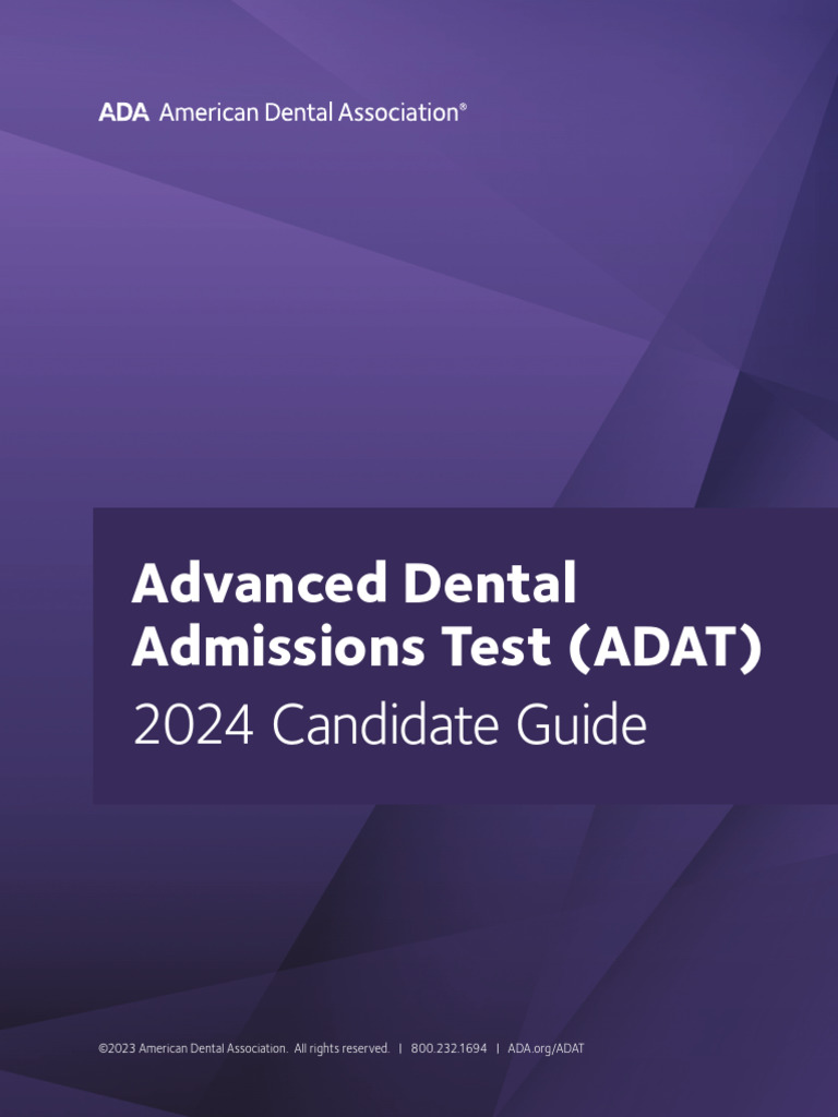 Adat Examinee Guide | PDF | Identity Document | Pathology