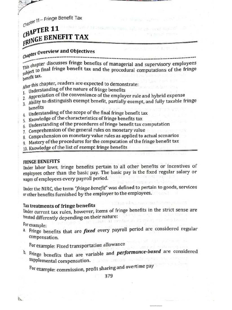 TAXATION-CHAPTER-11 | PDF