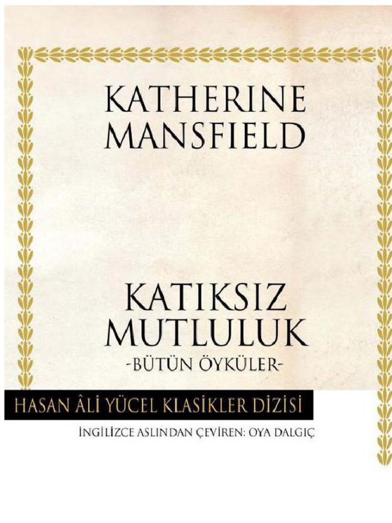 Mir - Az K Mansfield Katiksiz Mutluluk | PDF
