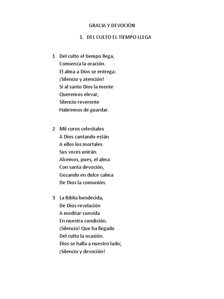 El Culto y la Devoción a Dios | PDF